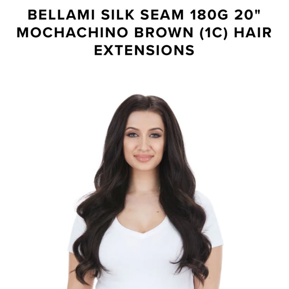 BELLAMI | Hair | New Mochachino Brown Silk Seam 8g 20 Clip In ...